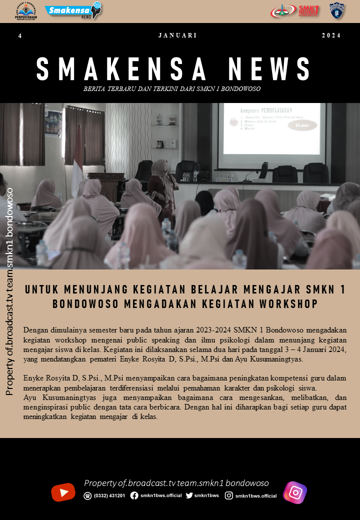 Workshop Public Speaking bersama pemateri Enyke Rosyita D, S.Psi., M ...